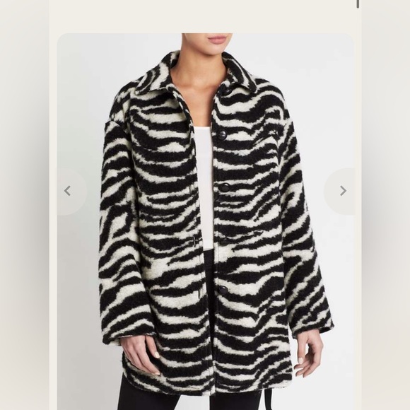 IRO | Jackets & Coats | Iro Bera Animal Coat | Poshmark